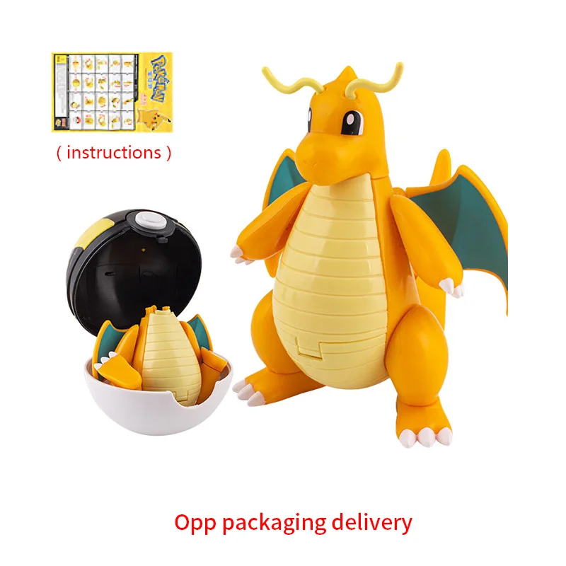 Figuras de acción de Pokémon Ball Deformation Toys Pikachu Mewtwo ...