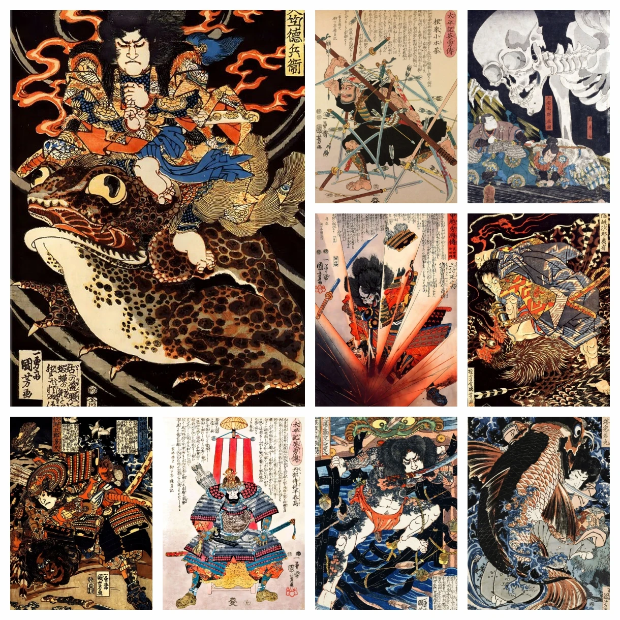 Diamond Art Painting Stitch 5D DIY Mosaic Vintage Poster Japanese ...