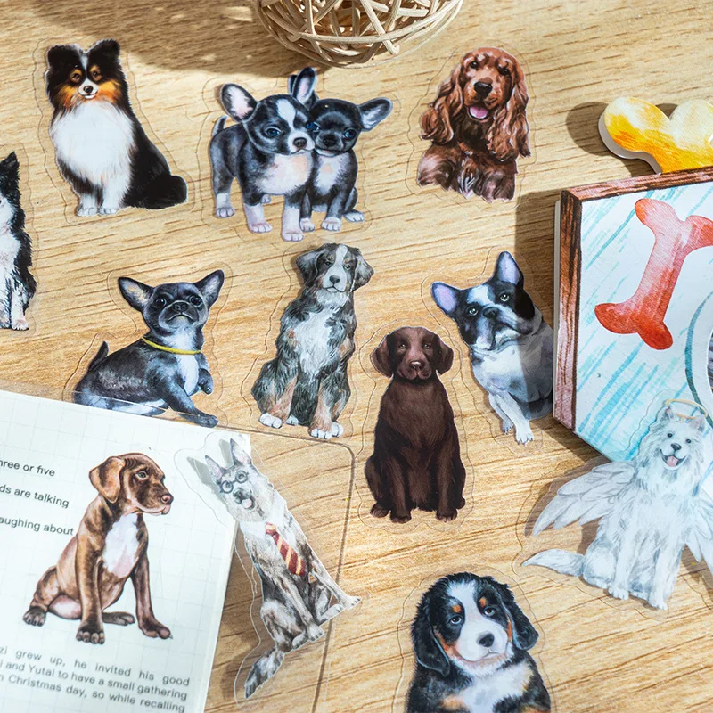 Sticker Scrapbooking Dog | Love Pet Stickers | Dog Stickers Scrapbook ...