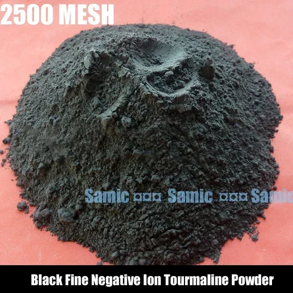 200g-High-Fineness-Black-Tourmaline-Powder-2500mesh-Black-Fine-Negative ...