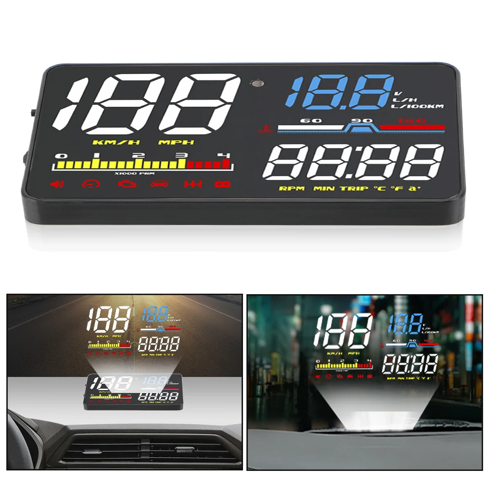 OBD2-Diagnostic-Tool-Car-Head-Up-Display-Speedometer-HUD-Display ...