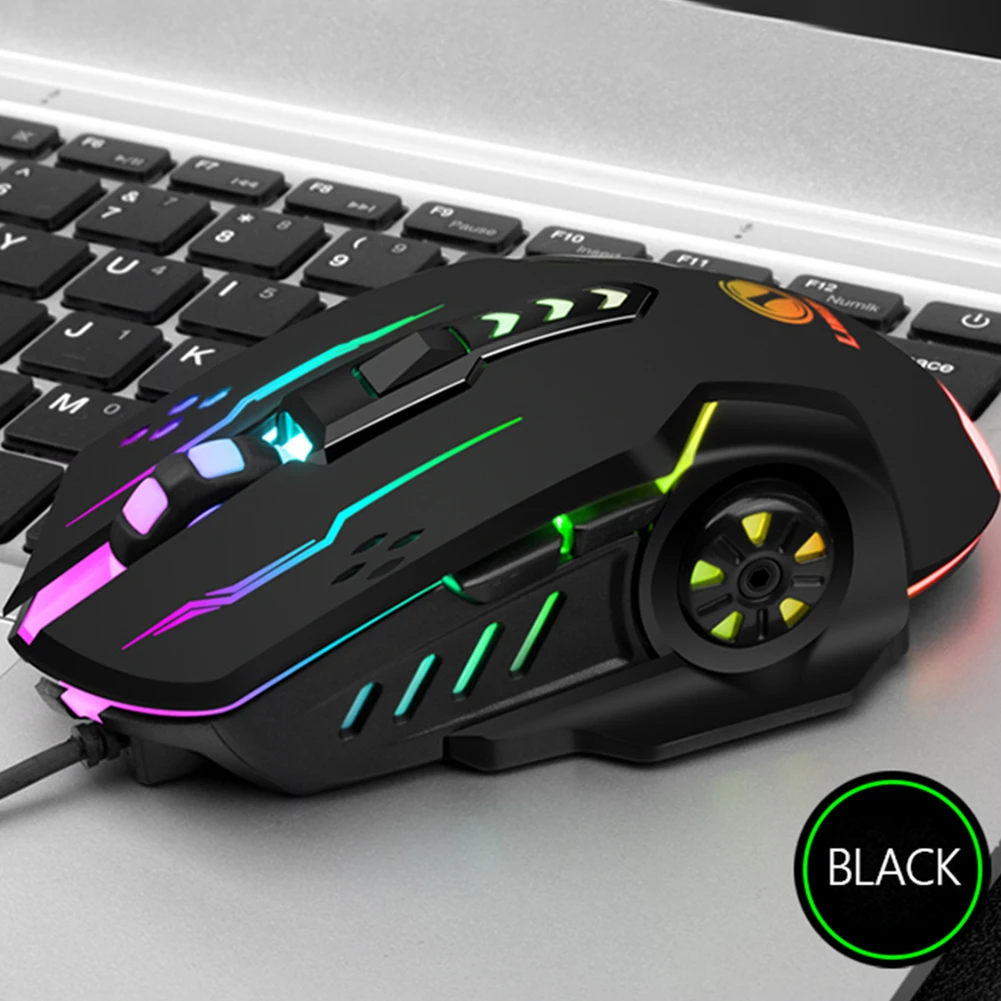 V70 Usb Wired Mouse 6 Button 3600dpi Gaming Optical Gamer Led Mice ...