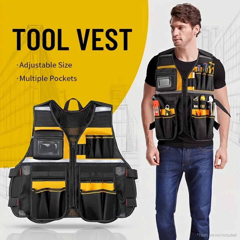 Reflective-Electrician-s-Work-Vest-Multifunctional-Wear-Resistant-Tool ...