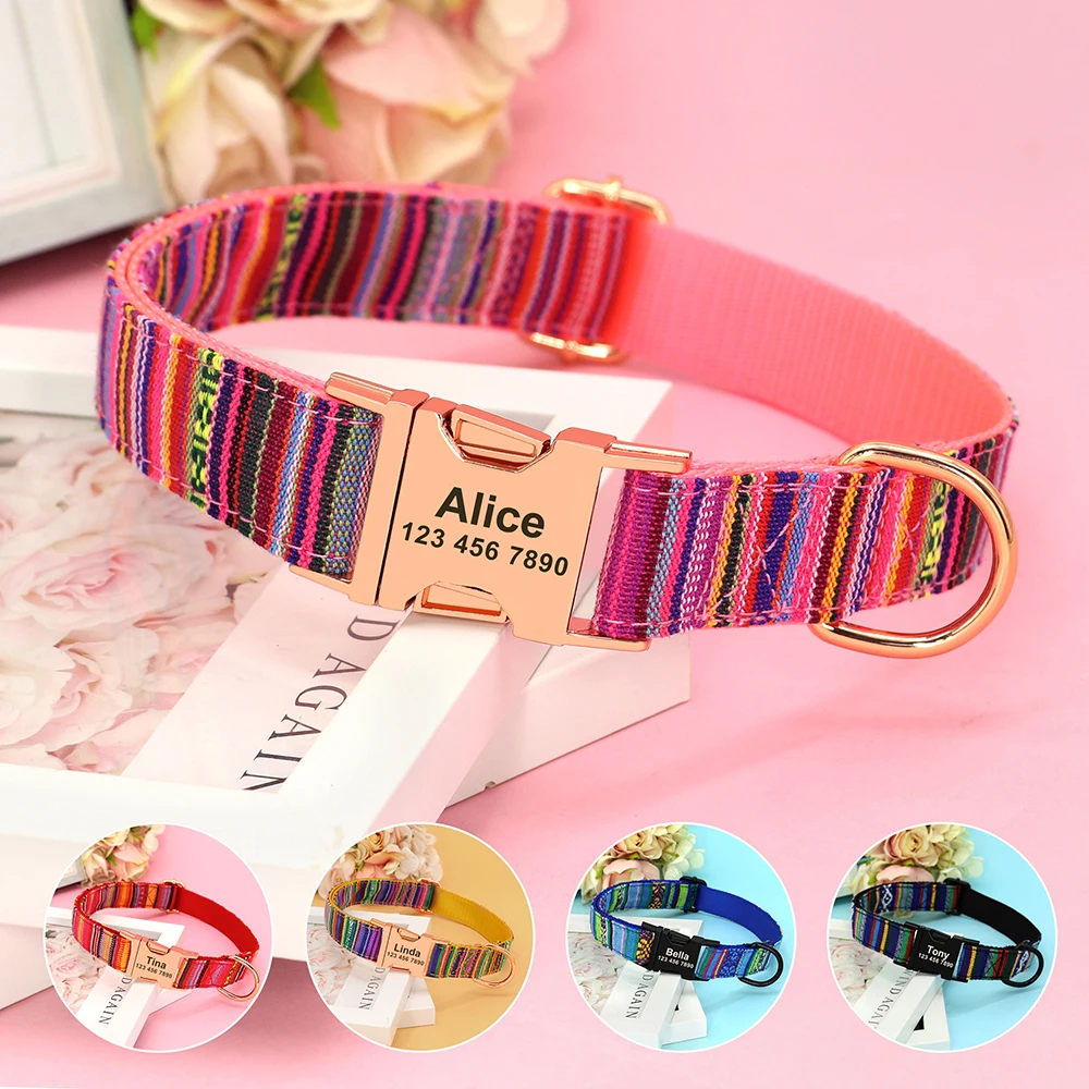 Large Dog Print Collar Petoravix