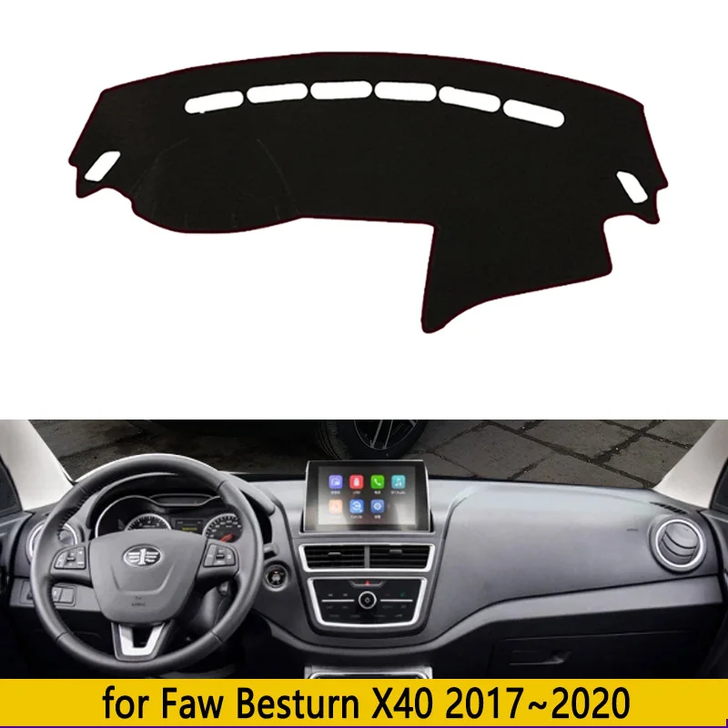 Alfombrilla-antideslizante-para-salpicadero-de-coche-accesorio-para-Faw-Besturn-X40-2017-2018 ...
