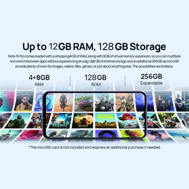 [World Premiere] Ulefone Note 16 Pro Smartphone 12GB 128GB Android 13 ...