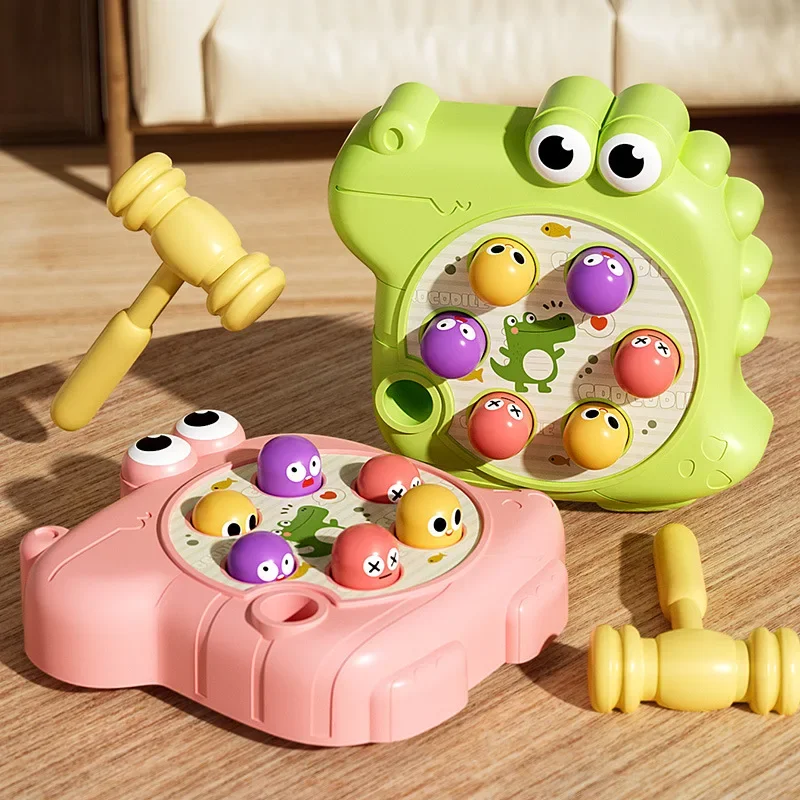 Montessori-Baby-Toys-Cartoon-Animal-Theme-Knocking-Game-Parent-Child ...
