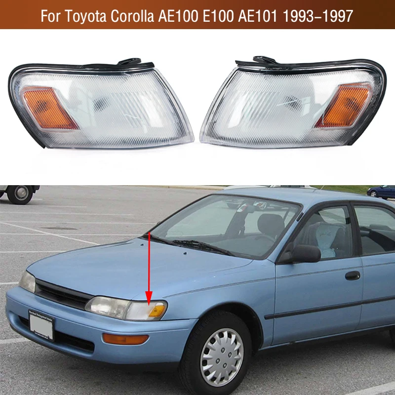 2PCS For Toyota Corolla AE100 E100 AE101 1993-1997 Car Front Bumper ...