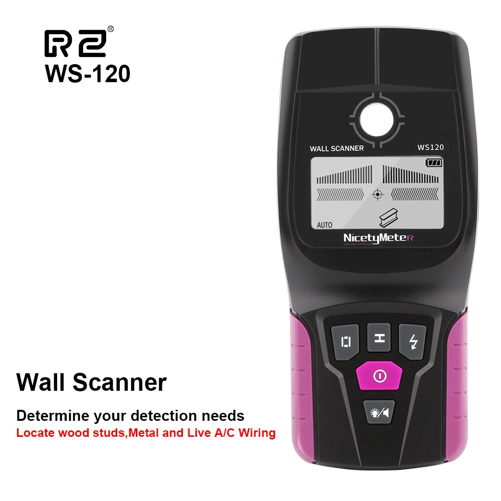 RZ Wall Scanner Digital Professional Multifunction Wall Metal Detector ...