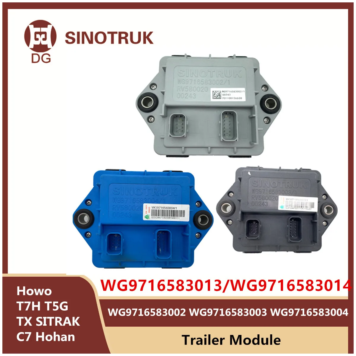 Trailer Module For Sinotruk Howo T7H T5G TX SITRAK C7 Computer Board WG9716583002 WG9716583003 ...