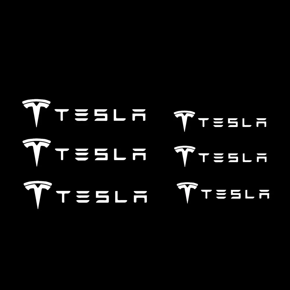 Jpct brake caliper Tesla graphic vinyl sticker, waterproof and sun ...