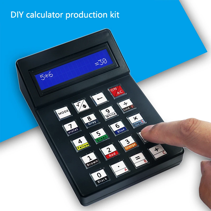 Mini-Calculator-DIY-Electronic-Kit-LCD1062-Display-Screen-51 ...