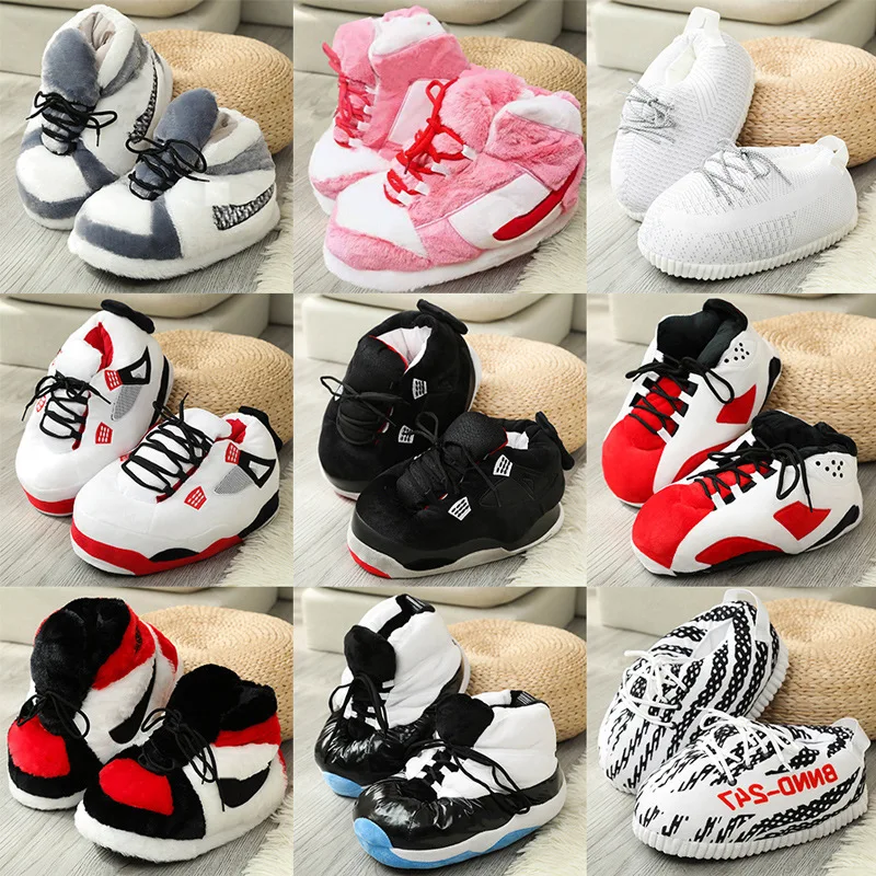 Women-s-Men-Winter-Cotton-Shoes-Cute-Cartoon-Animal-Warm-Home-Plush ...