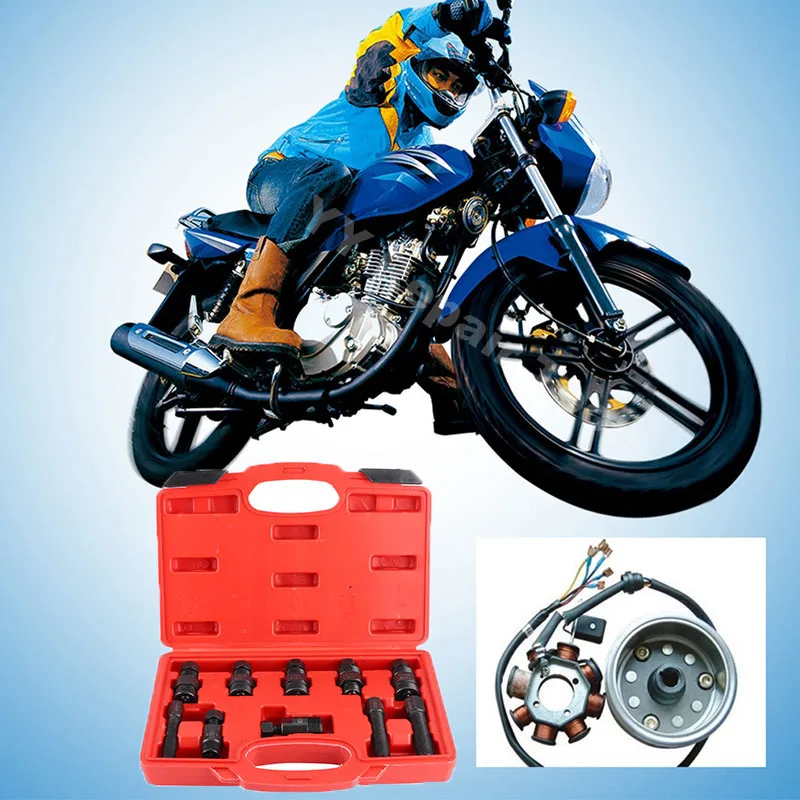 10PCS-Motorcycle-Magneto-Puller-Set-Engine-Rotor-Flywheel-Separator ...