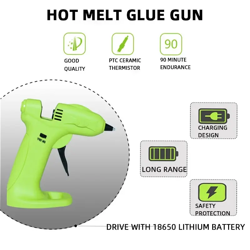 Hot-Melt-Glue-Gun-Portable-USB-Wireless-Charging-Model-3-7V-Lithium ...