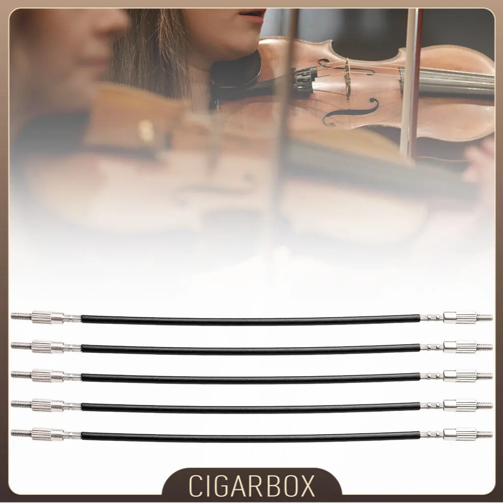 NAOMI-5PCS-Viola-Stainless-Steel-Wire-Tailpiece-Gut-Cord-with-Copper ...