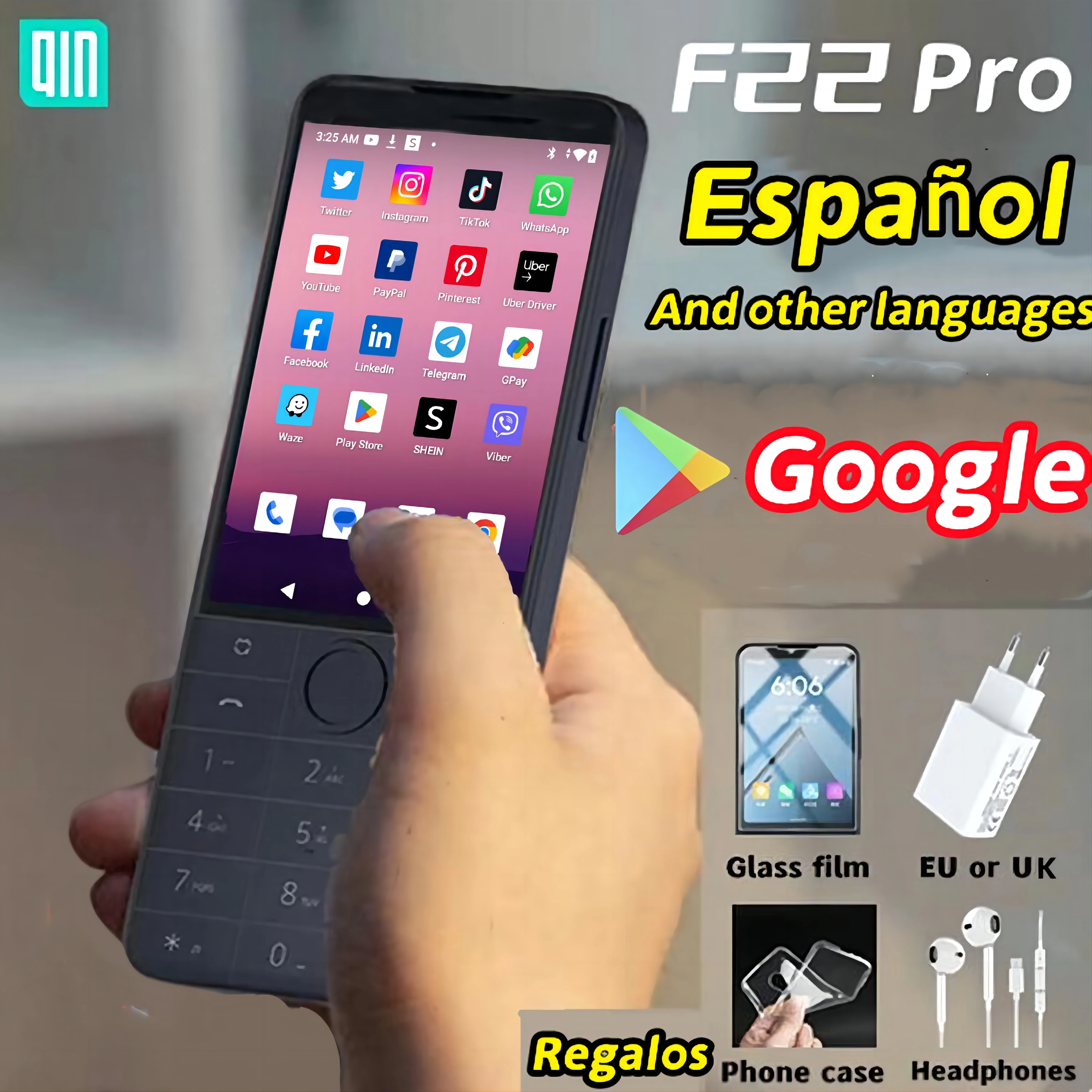 Qin-tel-fono-inteligente-F22-Pro-pantalla-t-ctil-Wifi-5G-3-5-pulgadas ...