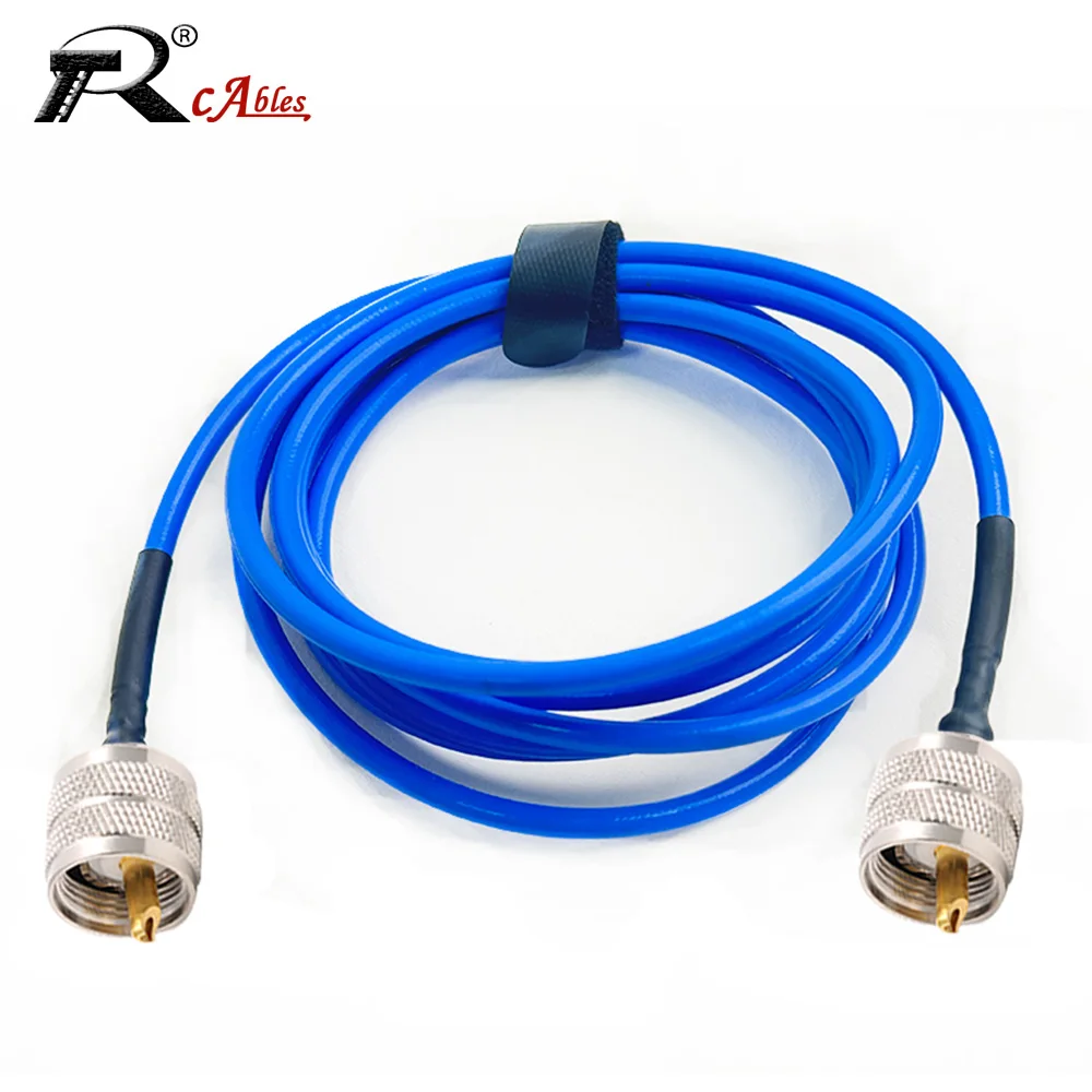 PL259 UHF Male Plug to SO239 UHF Female RF Adapter RG402 Semi Flexible ...