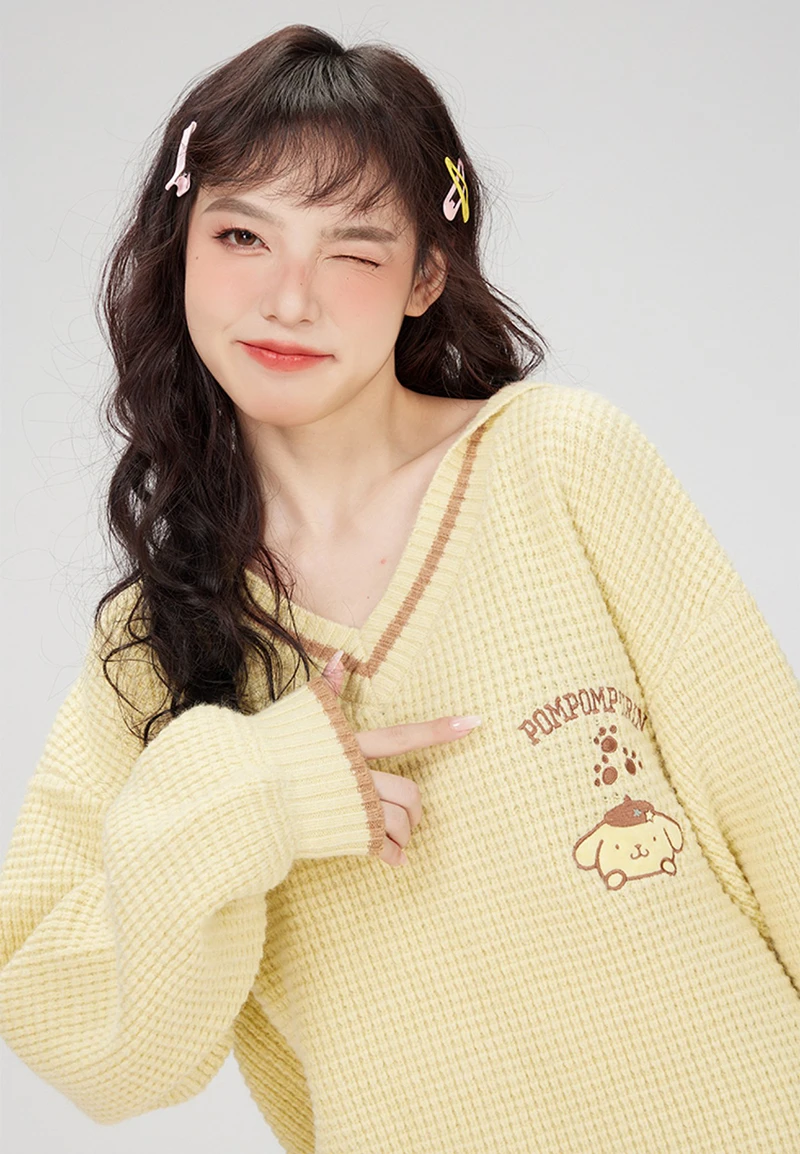 Cartoon Pompom Purin Kawaii Sweaters – Kawaii Store – KawaiiMerch.com ...