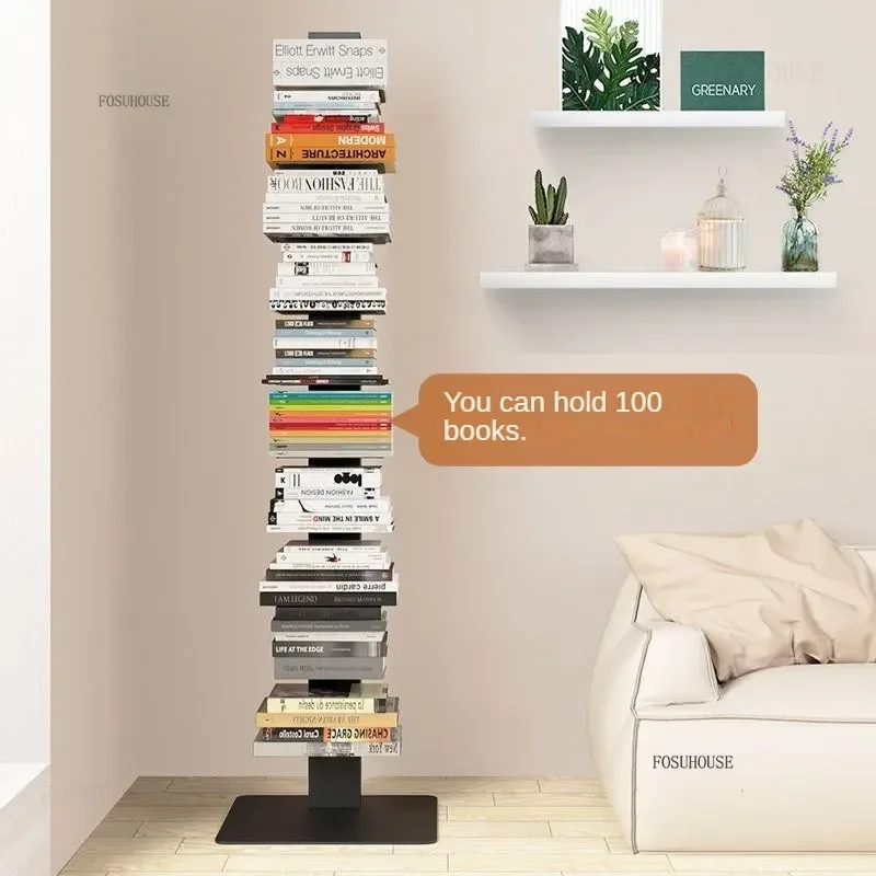 Modern-Iron-Shelf-for-Corner-Invisible-Vertical-Multi-layer-Bookcases ...