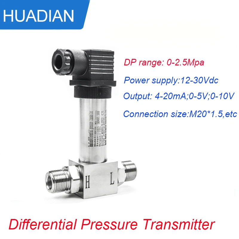 4-20ma Smart Water Differential Pressure Sensor 0-0.05mpa Full ...