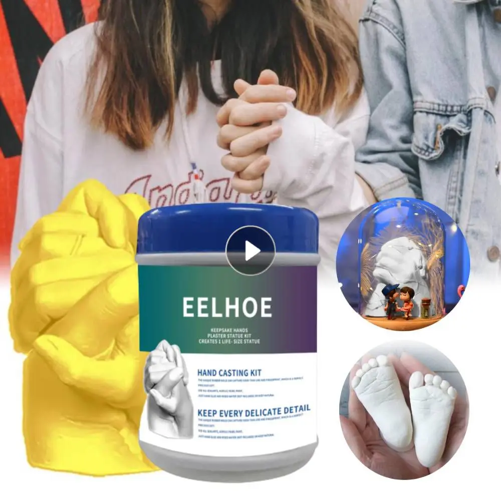 3D-DIY-Couples-Hands-Casting-Kit-Hands-Mold-Baby-Plaster-Mold-Kit-Hand ...