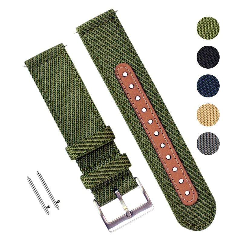 Universal-Nylon-Wrist-Straps-for-Rolex-Watches-Men-Women-18-20-22mm ...