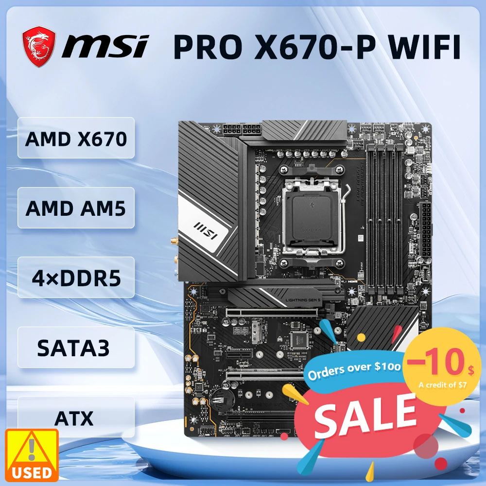 AMD-X670-Motherboard-MSI-PRO-X670-P-WIFI-Motherboard-Socket-AM5-support ...