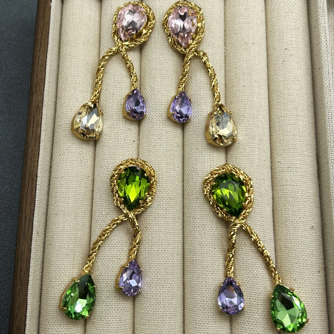 Серьги-гвоздики из цинкового сплава с позолотой | AliExpress