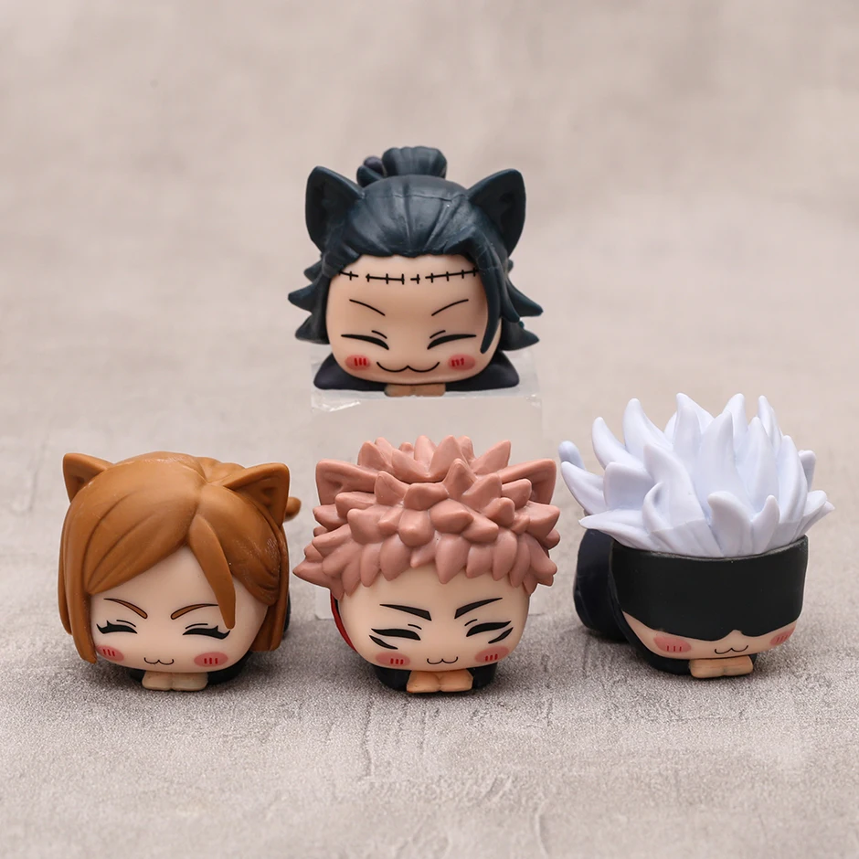 Jujutsu-Kaisen-Sleep-Cat-Figure-Set-of-4-Satoru-Gojo-Itadori-Yuji ...