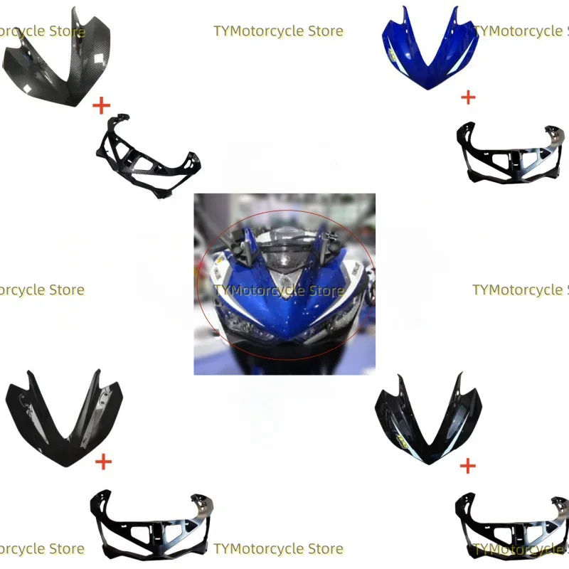 Motorcycles-Upper-Nose-Front-Face-Headlight-Fairing-Fit-For-YAMAHA-YZF ...