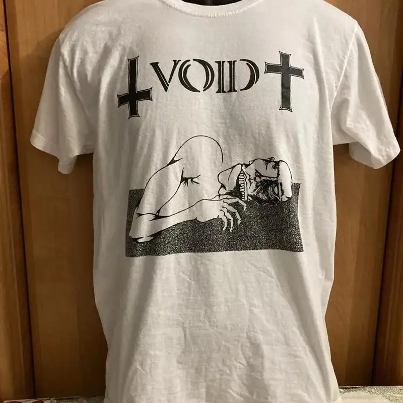 Футболка Void Band с коротким рукавом белая унисекс S 5Xl | AliExpress