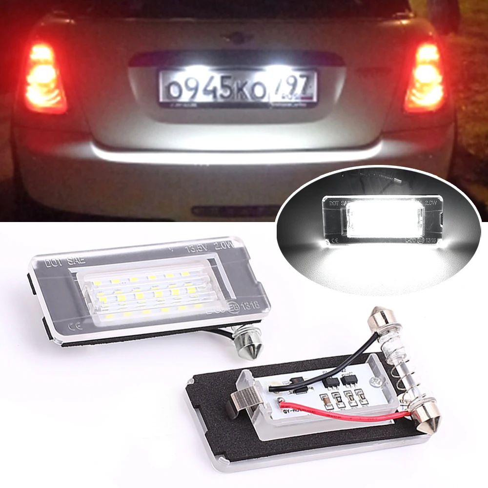 For-BMW-Canbus-White-12V-Car-LED-License-Plate-Light-Lamp-Bead-For-Mini ...