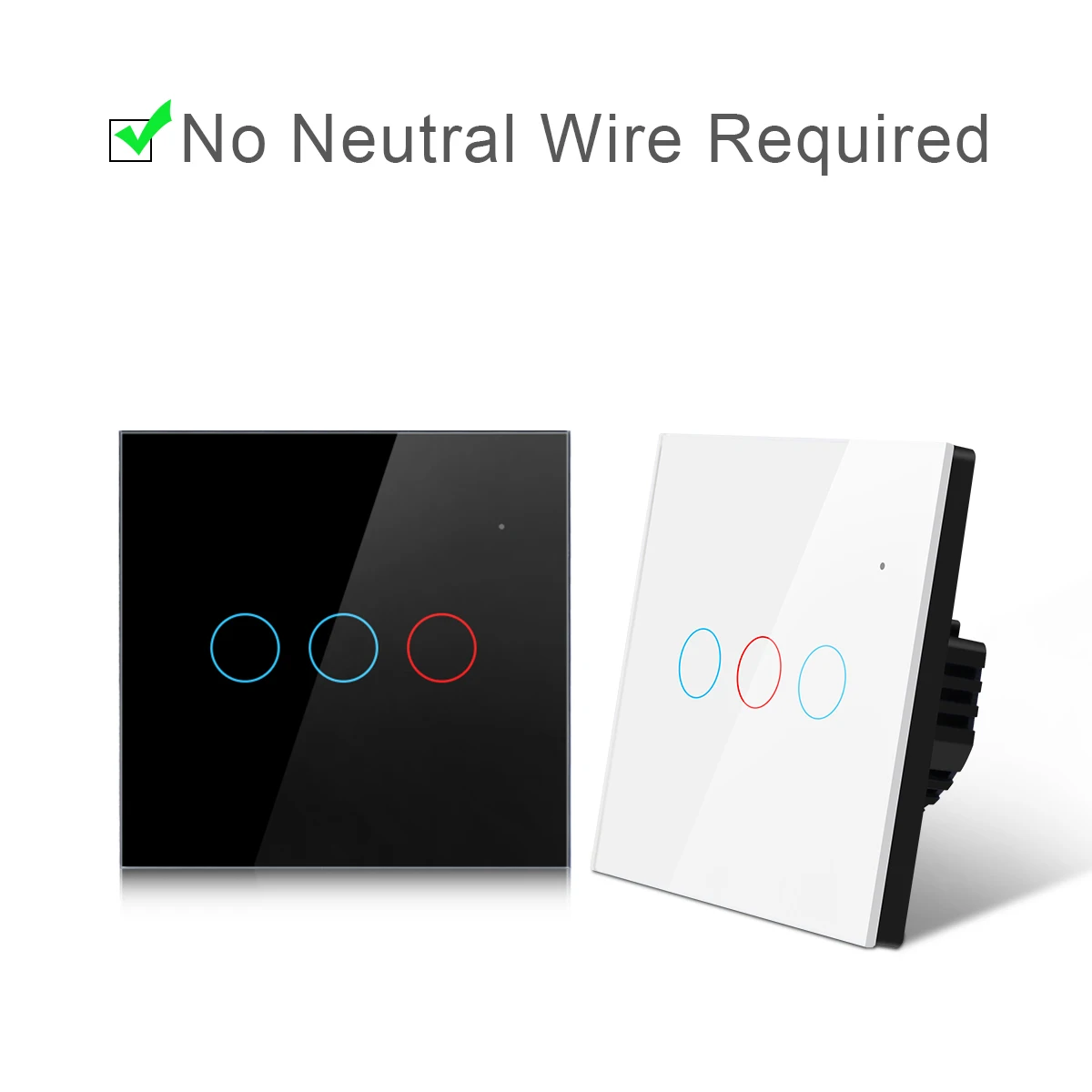 LED-Light-Switch-1-2-3-Gang-Touch-Screen-Sensor-Switch-Tempered-Glass ...