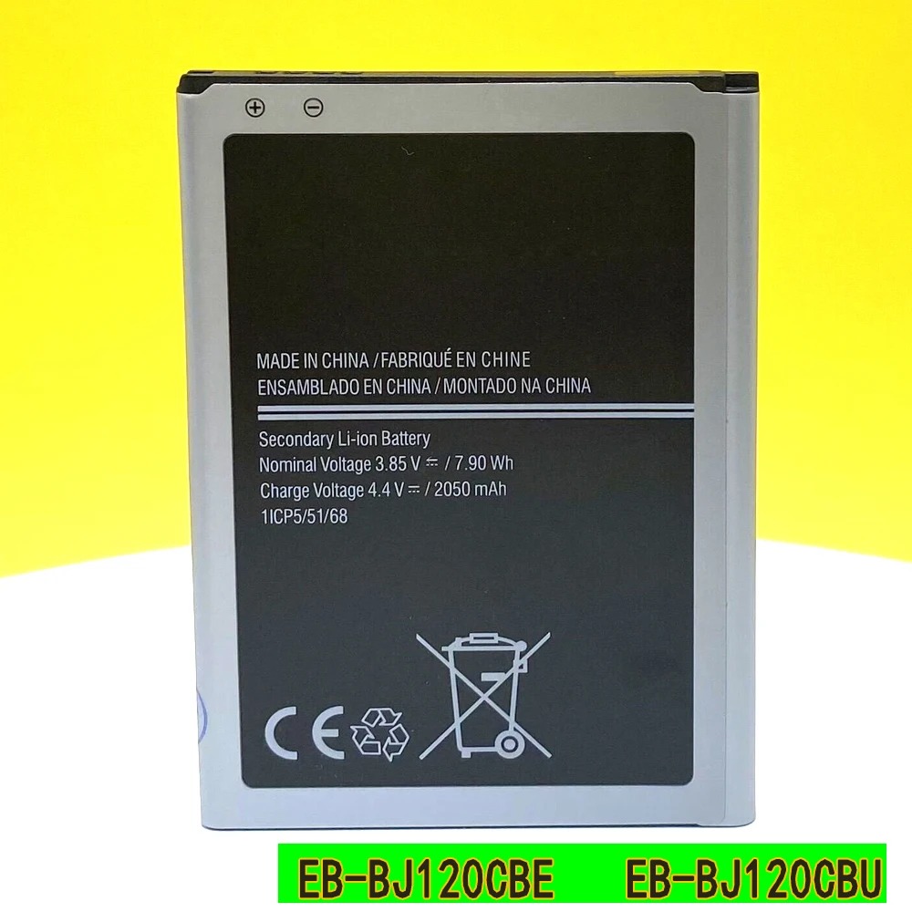 New 2050mAh EB-BJ120CBE Battery For Samsung Galaxy J1 2016 Version J120 ...