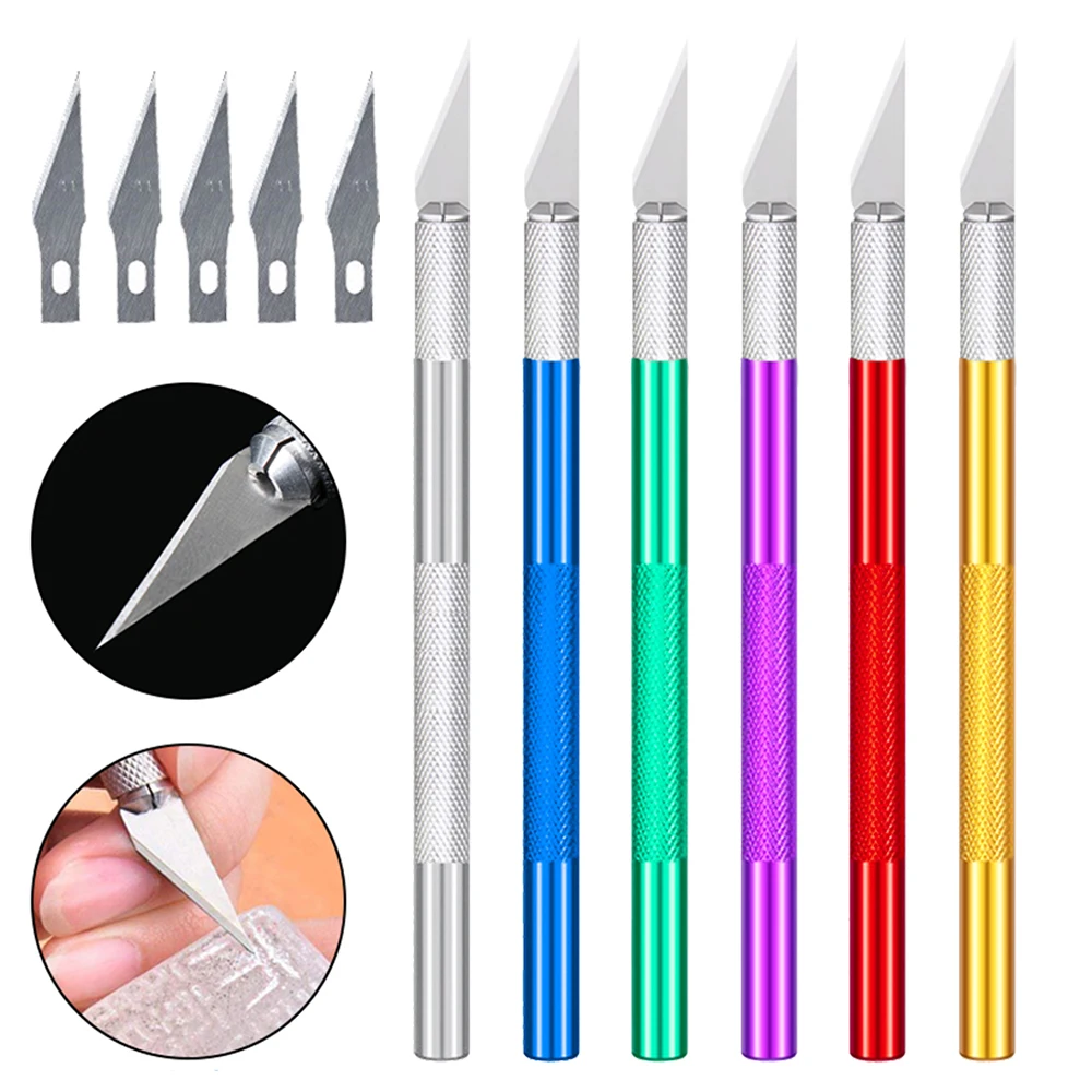 Non-Slip-Precision-Craft-Knives-Hobby-Exato-Knives-11-Blades-for-Phone ...