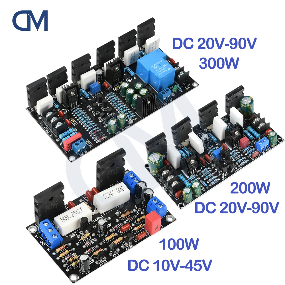 Upgraded Version Mono 300W/200W/100W Tube 20V-90V/10V-45V HIFI High ...