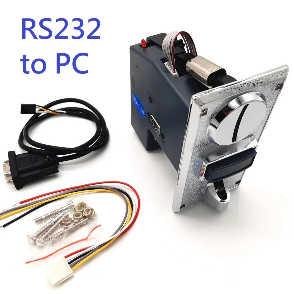 JY-910-RS232-Pulse-Output-1-10-Type-of-Coins-Multi-Coin-Acceptor-to-PC ...