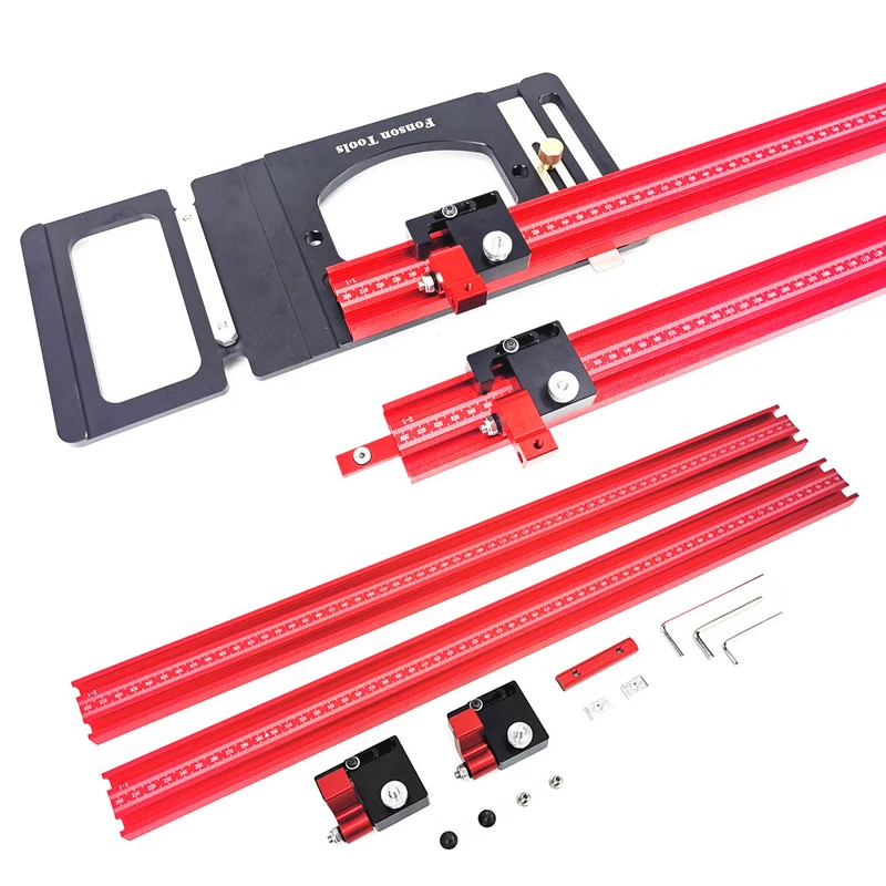 Aluminum-Alloy-Parallel-Sliding-Rail-Woodworking-Circular-Saw-Guide ...