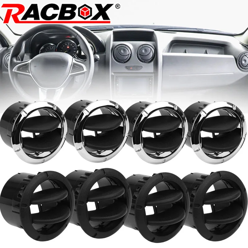 Rejilla-de-ventilaci-n-de-aire-acondicionado-cubierta-plateada-negra-de ...