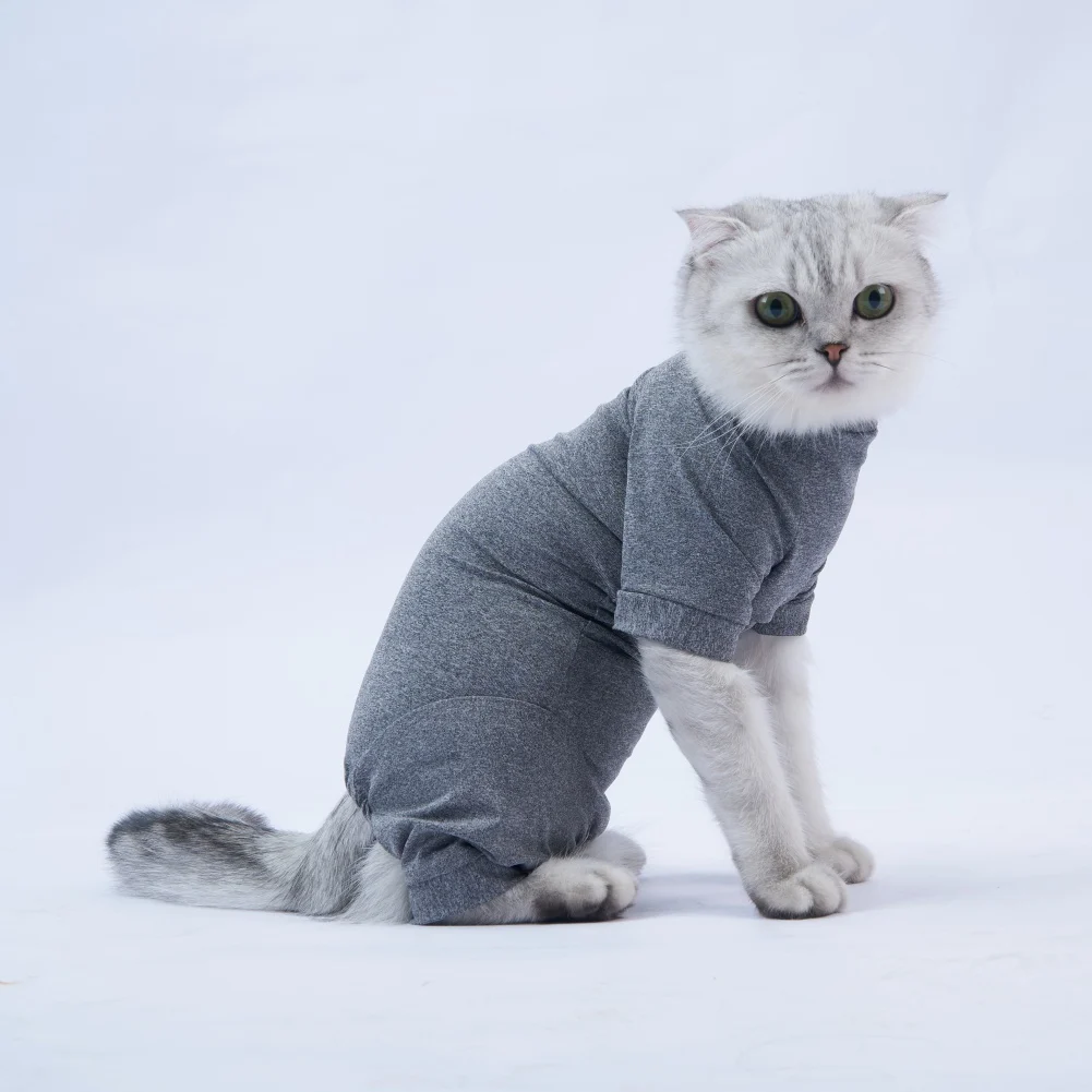 Surgical-Recovery-Clothes-Pet-Cats-Clothes-Soft-Postoperative-Suit-The ...
