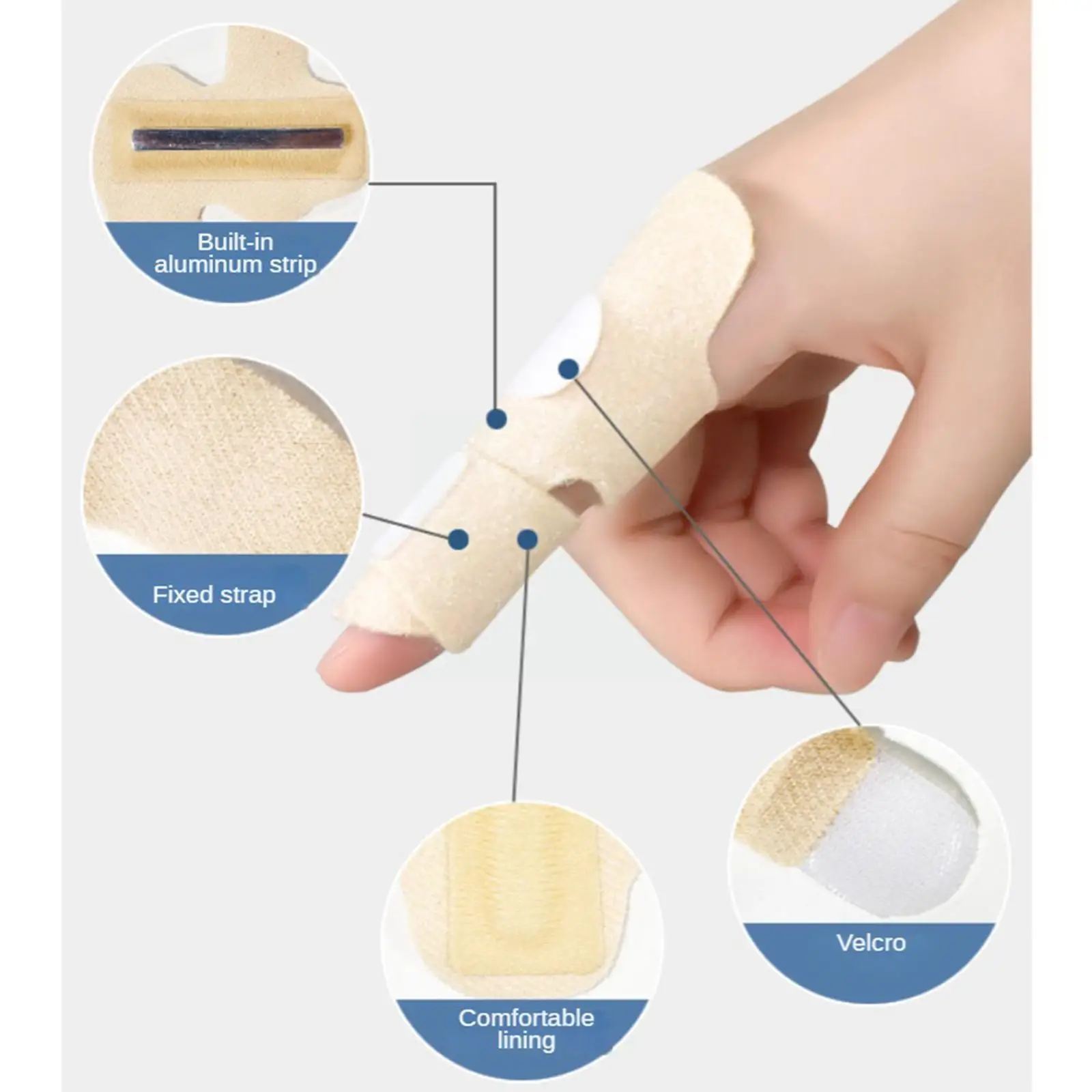 Pain Relief Trigger Adjustable Finger Fixing Splint Brace Splint ...