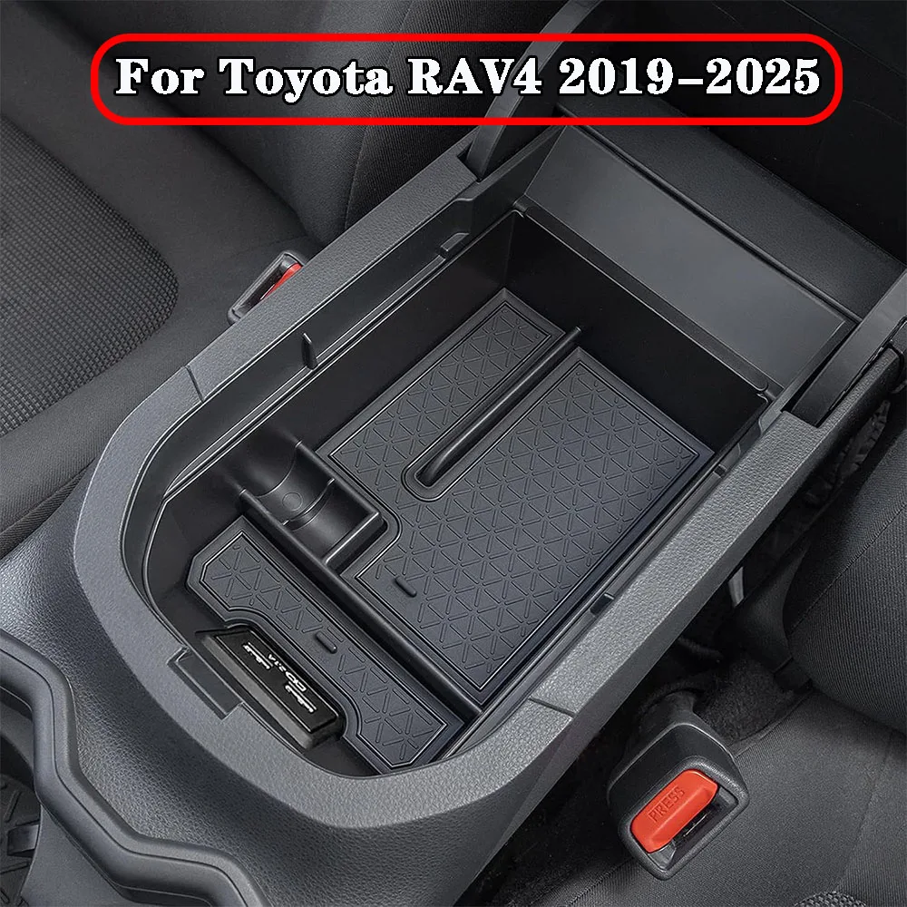 For TOYOTA RAV-4 Center Console Organizer For Toyota RAV4 2019-2025,ABS ...