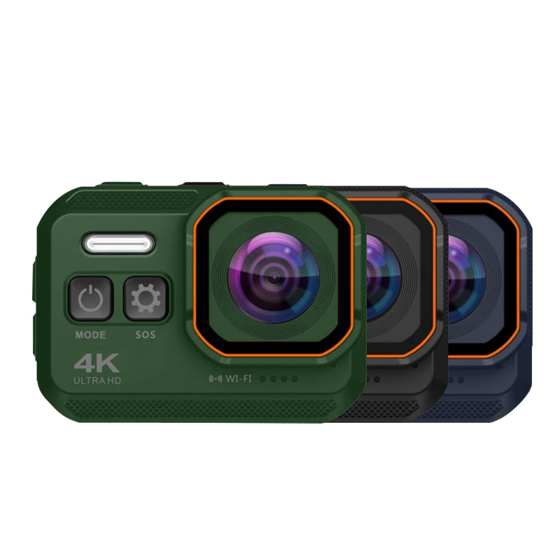 4K 1080P 60FPS Action Cameras IP68 Waterproof Helmet Motorcycle Sports ...