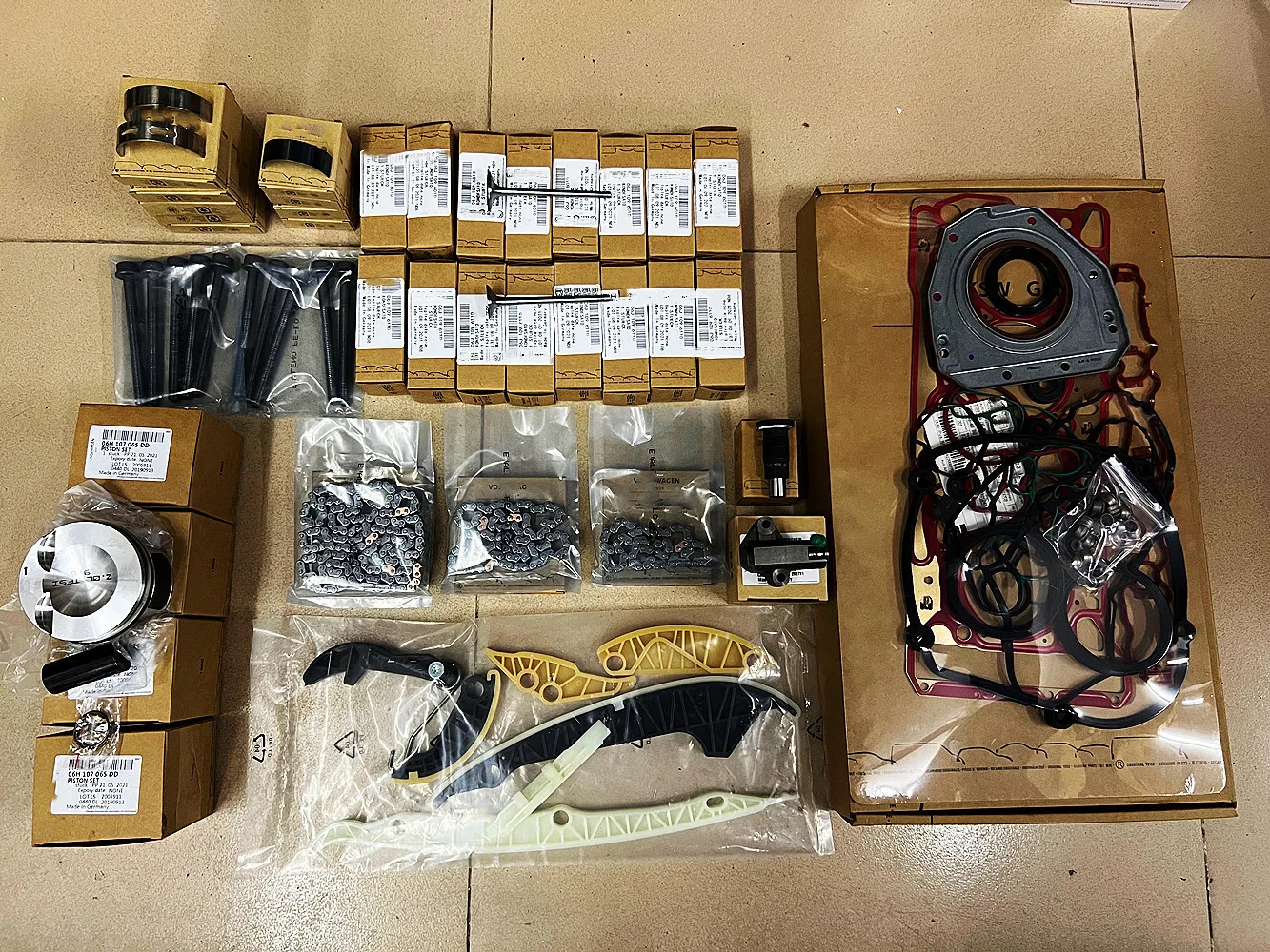 NEW GENUINE Made In Germany Premium Engine Repair Rebuild Kit For VW ...