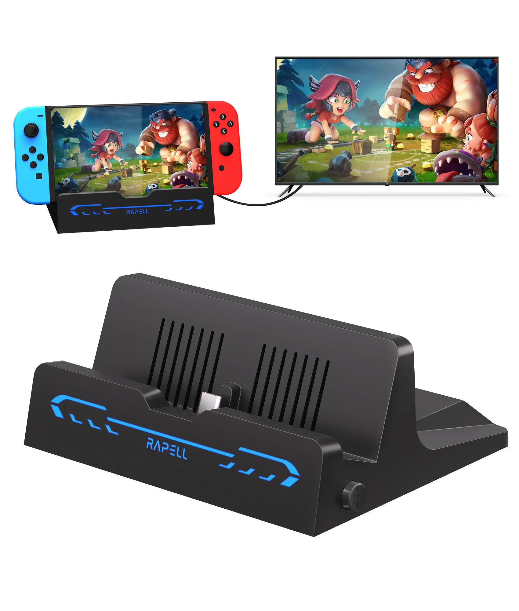 Docking Station for Nintendo Switch OLED, Charging Dock 4K HDMI TV ...