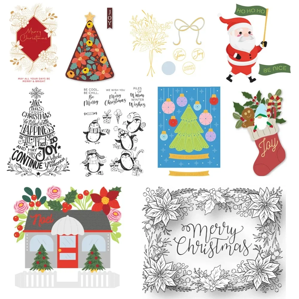 Christmas-Cutting-Dies-Stamps-Hot-foil-Scrapbook-Diary-Decoration ...