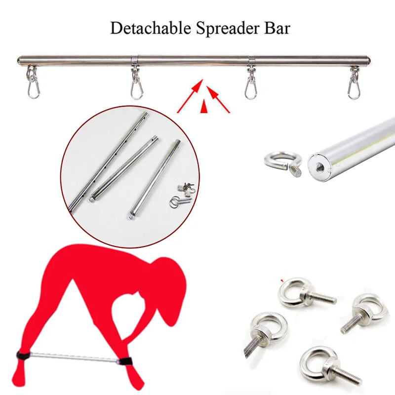 Removable Expandable Steel G6/g7 Spreader Bar For Handcuffs Anklecuffs Restraint Connectable ...