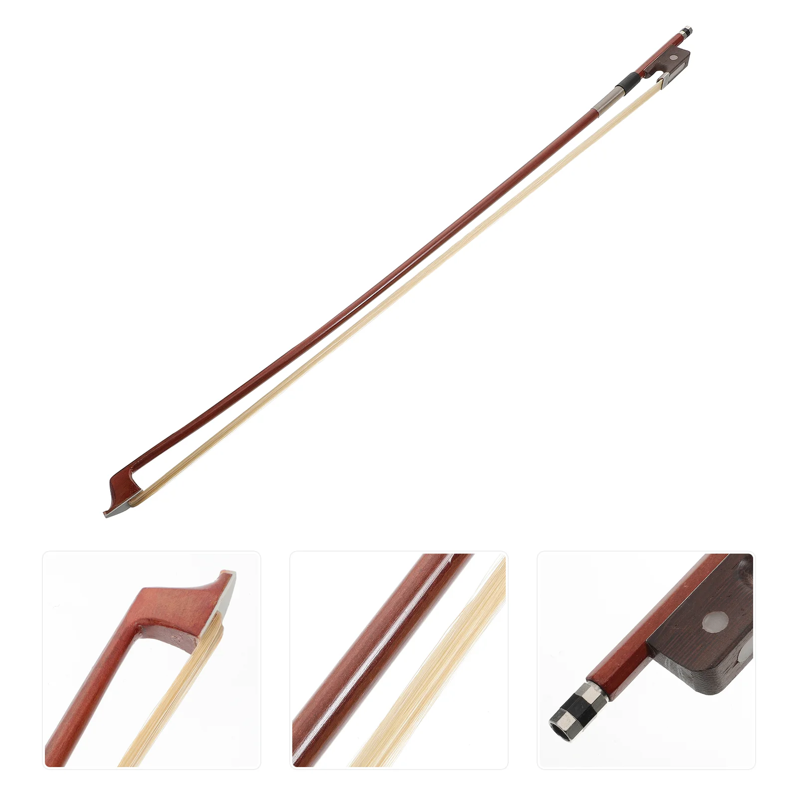 Bow-Violoncello-Violin-Cello-4-Practice-Wooden-Wood-Fiber-Horsetail ...