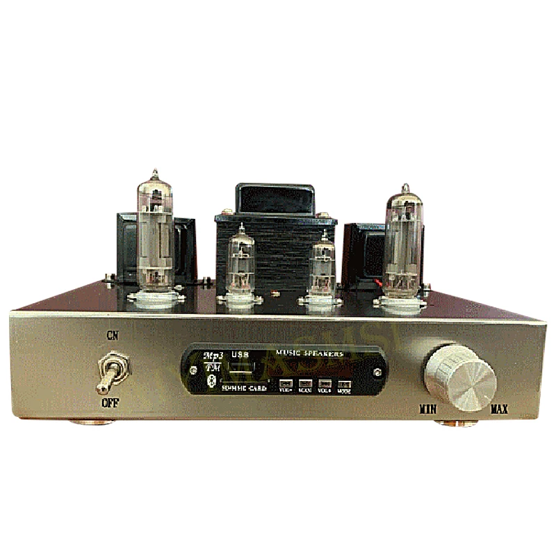 AIYIMA SMSL Bluetooth 6J1 Push 6C19 Single-ended class A Vacuum Tube Amplifier Pure Handmade 6W ...